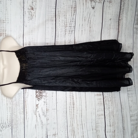 Fourtys | Dresses | Fourtys Dress Spaghetti Strap Black Sz Xs | Poshmark